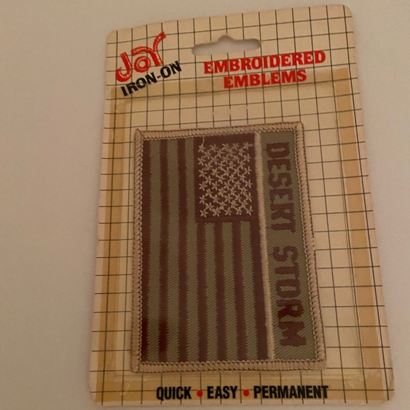 Other | Vintage Us Army Flag Desert Storm Shoulder Sleeve Insignia Ssi ...